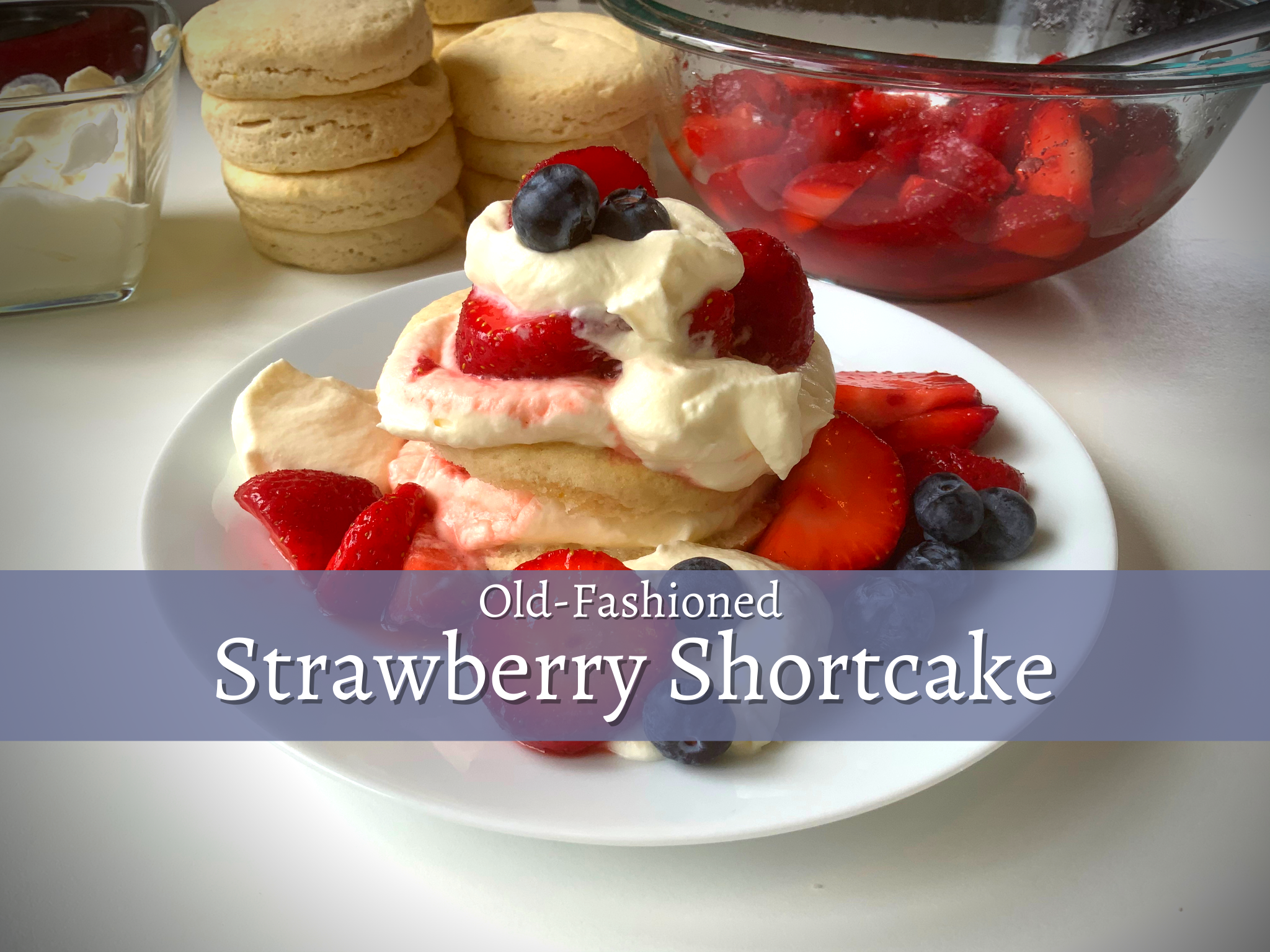 strawberry shortcake recipe cover – The Flying Kitchen